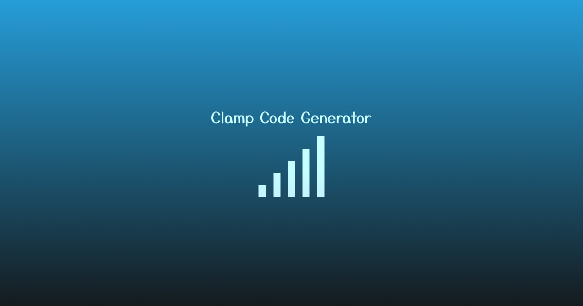 Clamp Code Generator